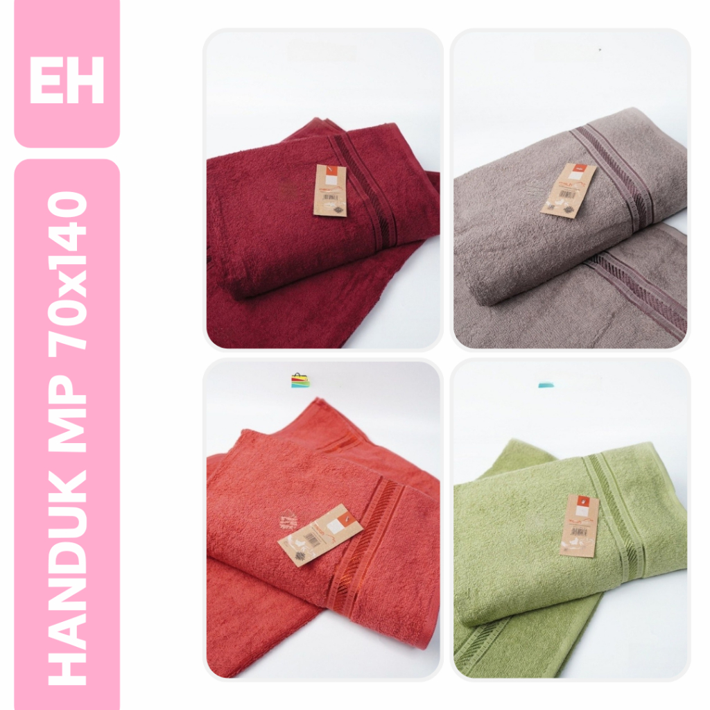Jual EMMEHOME - Handuk Mandi Dewasa Tebal MERAH PUTIH Jumbo - Handuk ...
