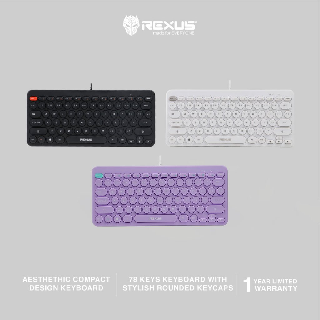 Jual Rexus Keyboard Office K258 | Shopee Indonesia