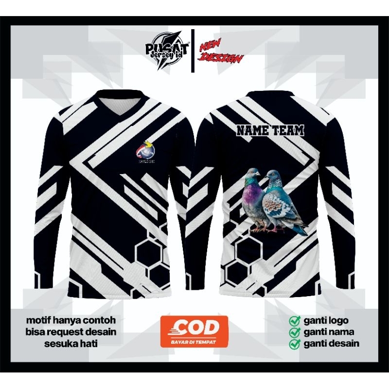 Jual JERSEY MERPATI CUSTOM GRATIS DESAIN | Shopee Indonesia