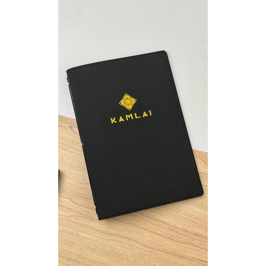 Jual Buku Menu Kulit Custom logo, Ukuran, Model - Soft Cover tali ...