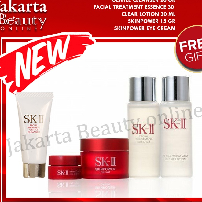 Jual SKII SK II SK2 SET SKINPOWER LENGKAP DENGAN SKINPOWER EYE CREAM | Shopee Indonesia