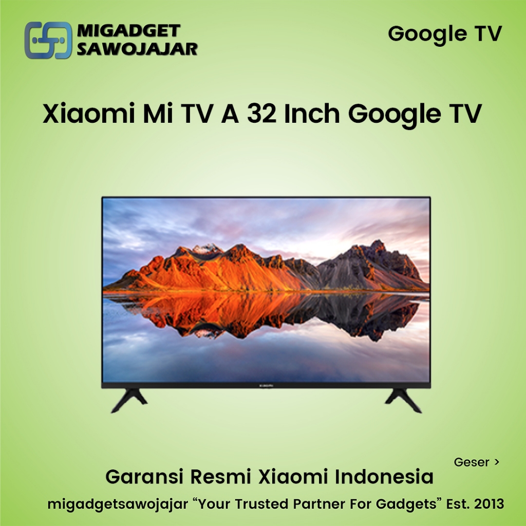 Jual Xiaomi Mi TV A 32 Inch Digital Smart Google TV LED TV Garansi ...