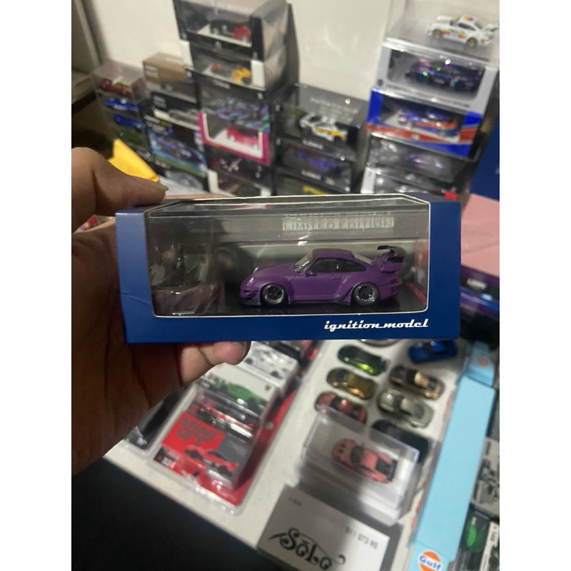 Jual Ignition Model Porsche RWB Rotana Resin With Figure Akira Nakai ...