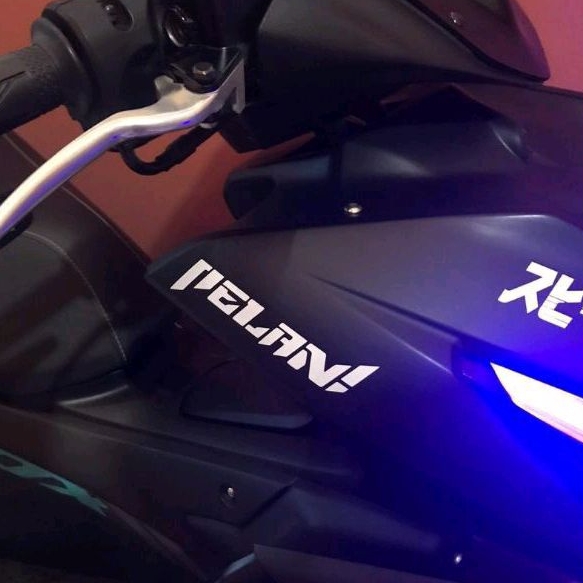 Jual Sticker Pelan V2 Keren Hitam Hologram Anti Air Vinyl Premium ...