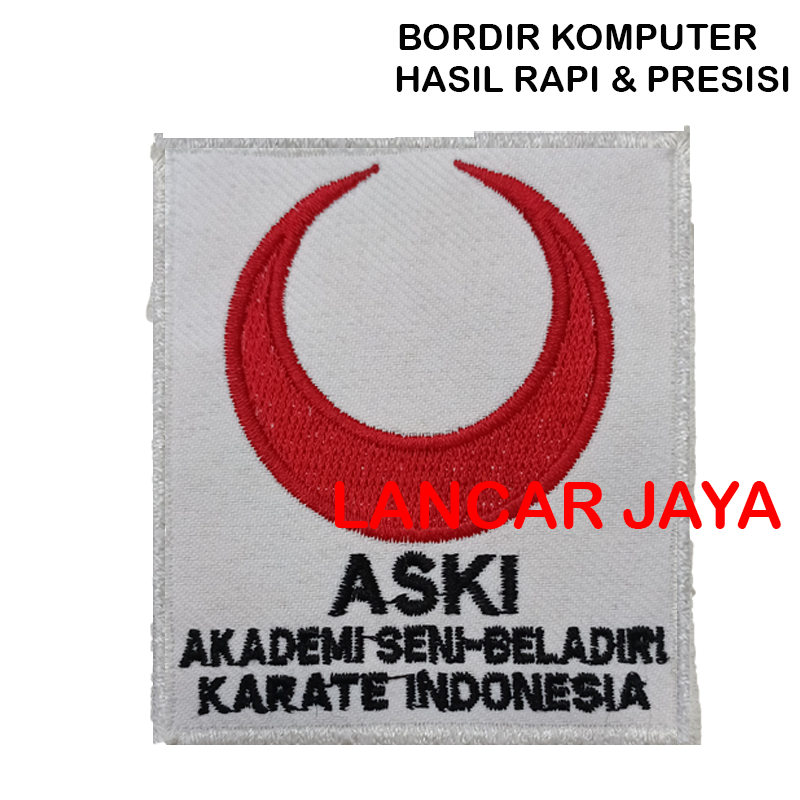 Jual LOGO ASKI(AKADEMI SENI BELADIRI KARETE INDONESIA) -BAGDE EMBLEM ...