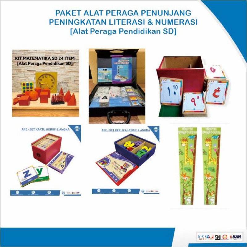 Jual alat peraga pendidikan paket literasi sd | Shopee Indonesia