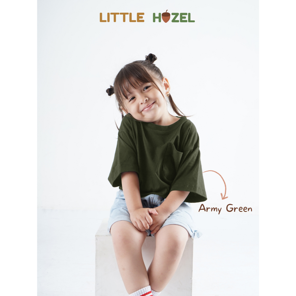 Jual Little Hazel - Kaos Oversize Anak dan Bayi - Unisex - Earth Tone ...