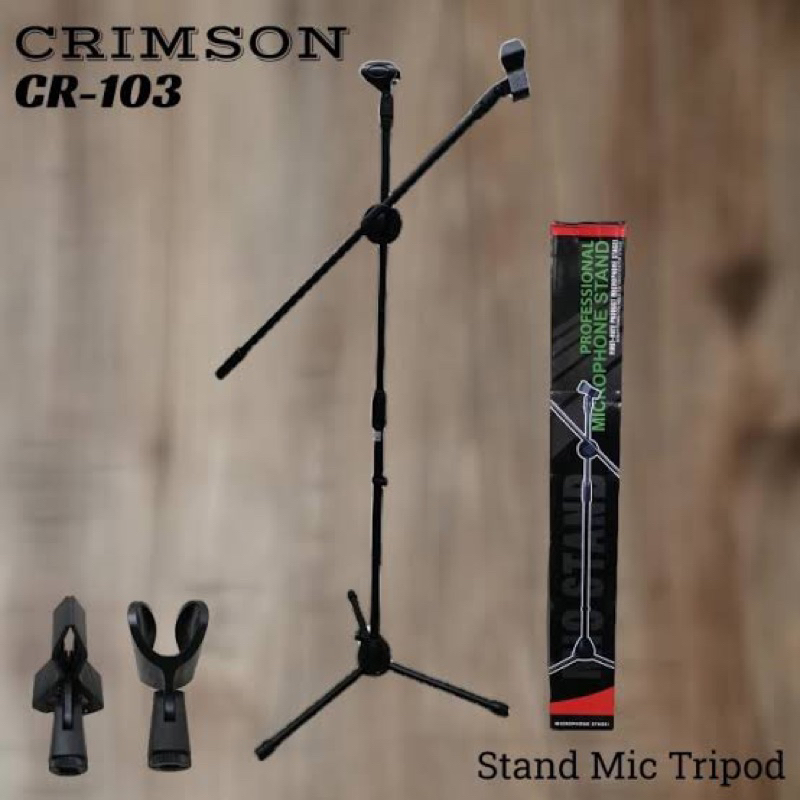 Jual STAND MICROPHONE LANTAI CRIMSON CR103 CRIMSON TRIPOD STAND MIC ...