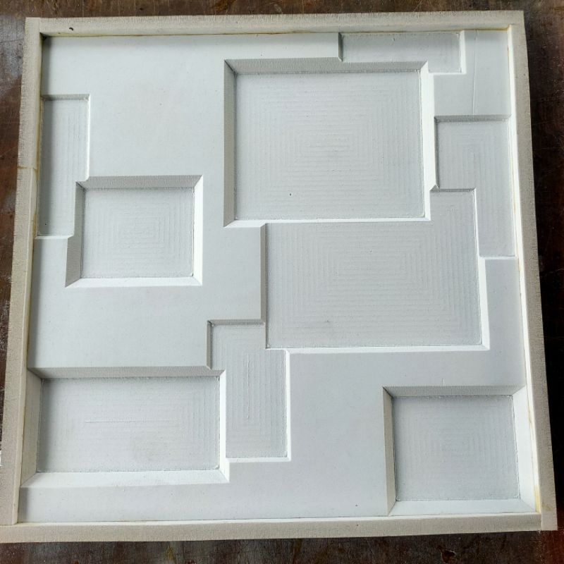 Jual cetakan ornamen dinding masif 40x40cm dan 50x50 cm bahan spon eva ...