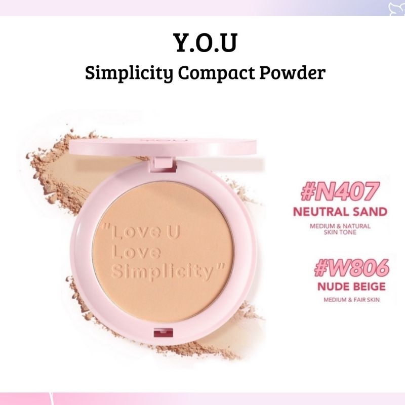 Jual You The Simplicity Flawless Skin Compact Powder | Bedak Padat ...