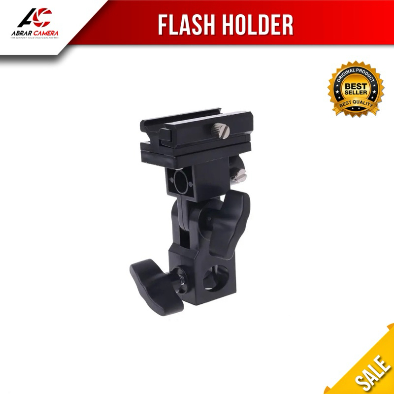Jual Holder Flash Tipe B Stand Holder Payung Lampu Flash Studio Foto ...