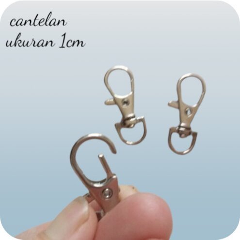 Jual Kew Kew Kait Besi Cantelan Gantungan Pengait Pita Lanyard ID Name ...