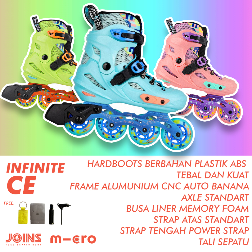 Jual Sepatu Roda Inline Skate Micro Infinite CE | Shopee Indonesia