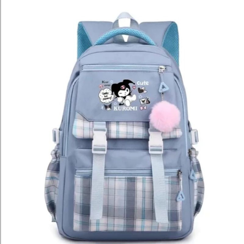 Jual TASBIL KUROMI - Tas Ransel Sekolah Anak Perempuan Motif Kuromi Viral Treand Kece Murah ...