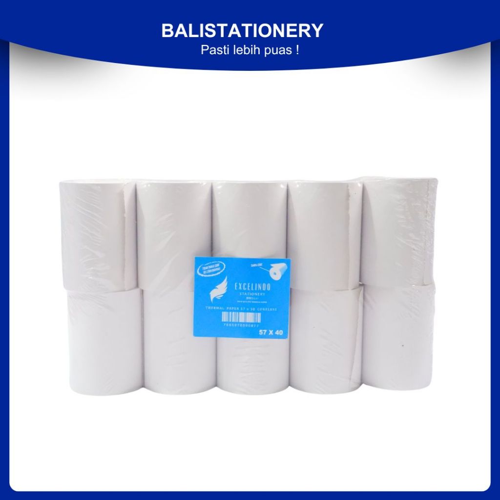 Jual Kertas Thermal Struk Kasir Paper Roll Excelindo 57 x 40 mm ...