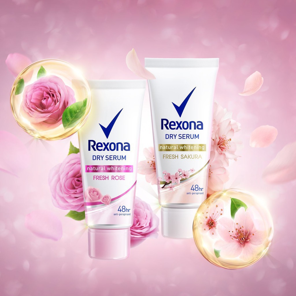Jual Rexona Dry Serum 50g / Deodoran Rexona Baru Kemasan Tube/ | Shopee ...