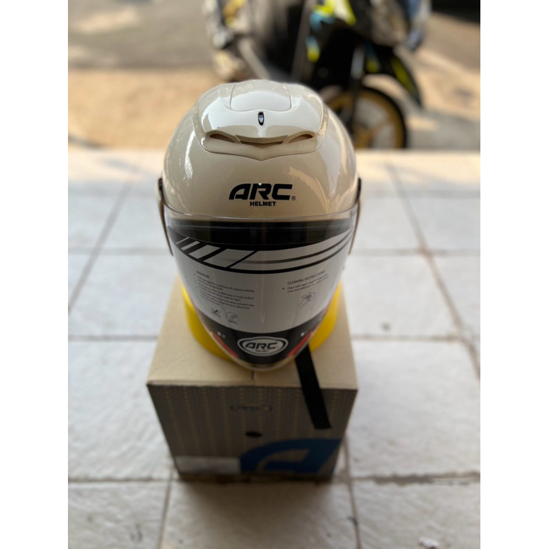 Jual HELM ARC RITZ POLOSAN PASTEL CREAM / BUKAN TSR RAM 4 / SCOTT ...