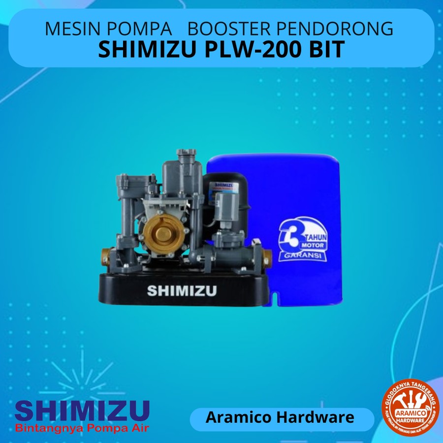 Jual Mesin Pompa Air Pendorong Booster Pump Shimizu PLW-200 BIT ...