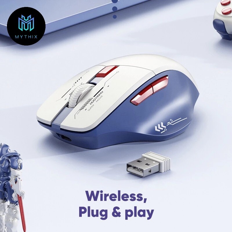 Jual Mouse Gaming Wireless M18 RGB Ergonomic Silent Click Type-C ...