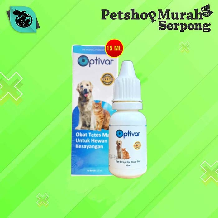 Jual Obat Tetes Mata Anjing Kucing Optivar 15ml | Shopee Indonesia