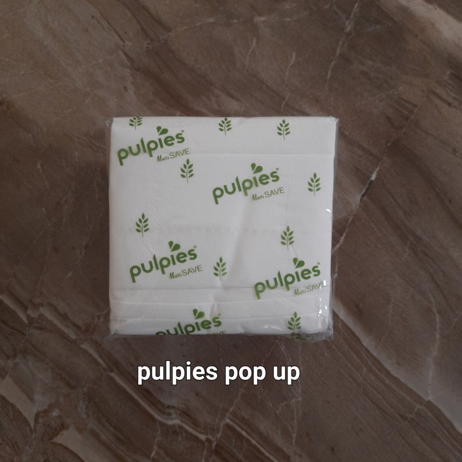 Jual tisu tissu tissue facial pop up multipurpose PULPIES 150s 2ply ts ...