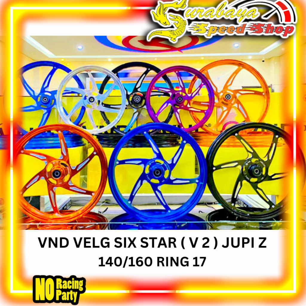 Jual VND Velg Six Star V2 Jupiter Z Jupiter MX Old Vega ZR FIZR Ukuran ...
