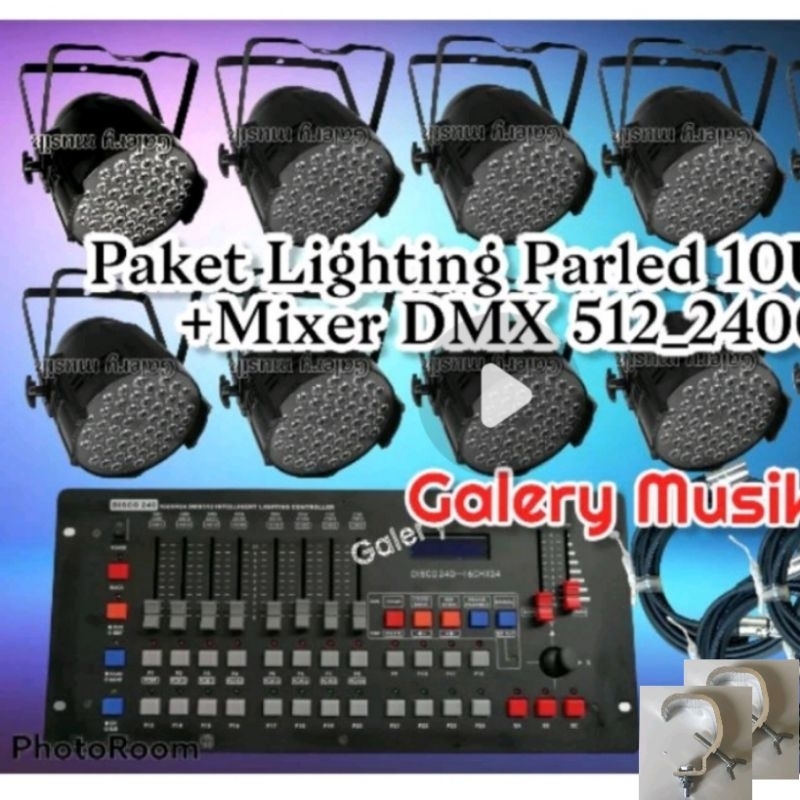 Jual paket Parled Mrek Redsun ( 8 unit Parled Redsun 54Led RGB ...