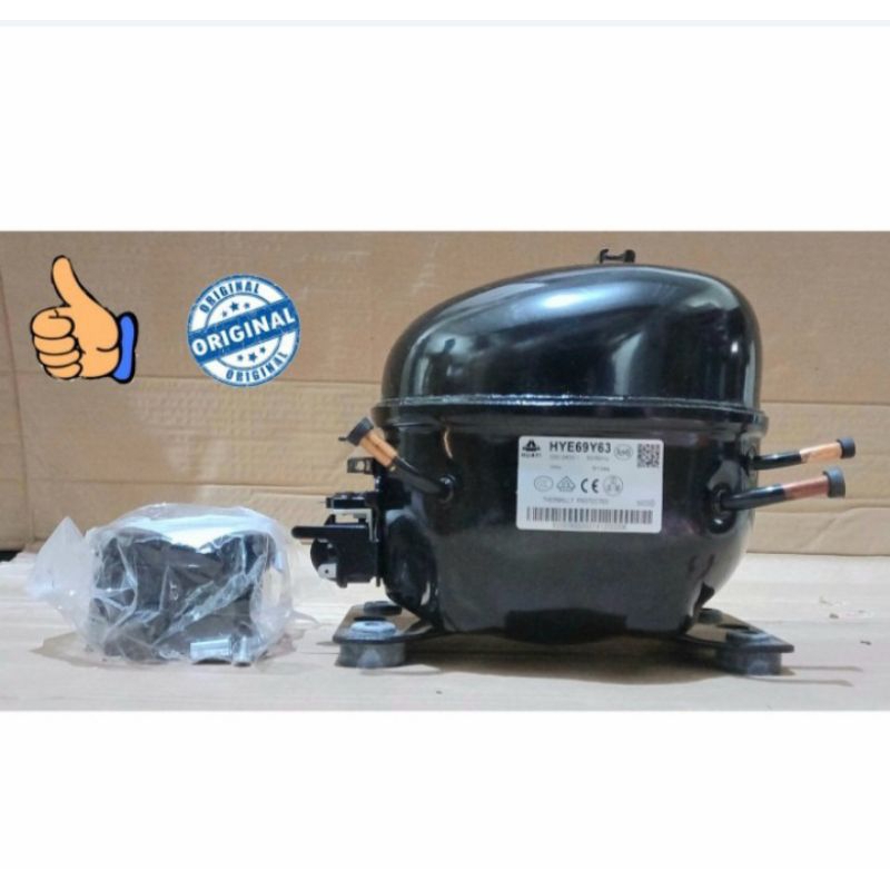 Jual Compressor Kulkas Huayi HYE-69Y 220 Volt R-134A (Tembaga) | Shopee ...