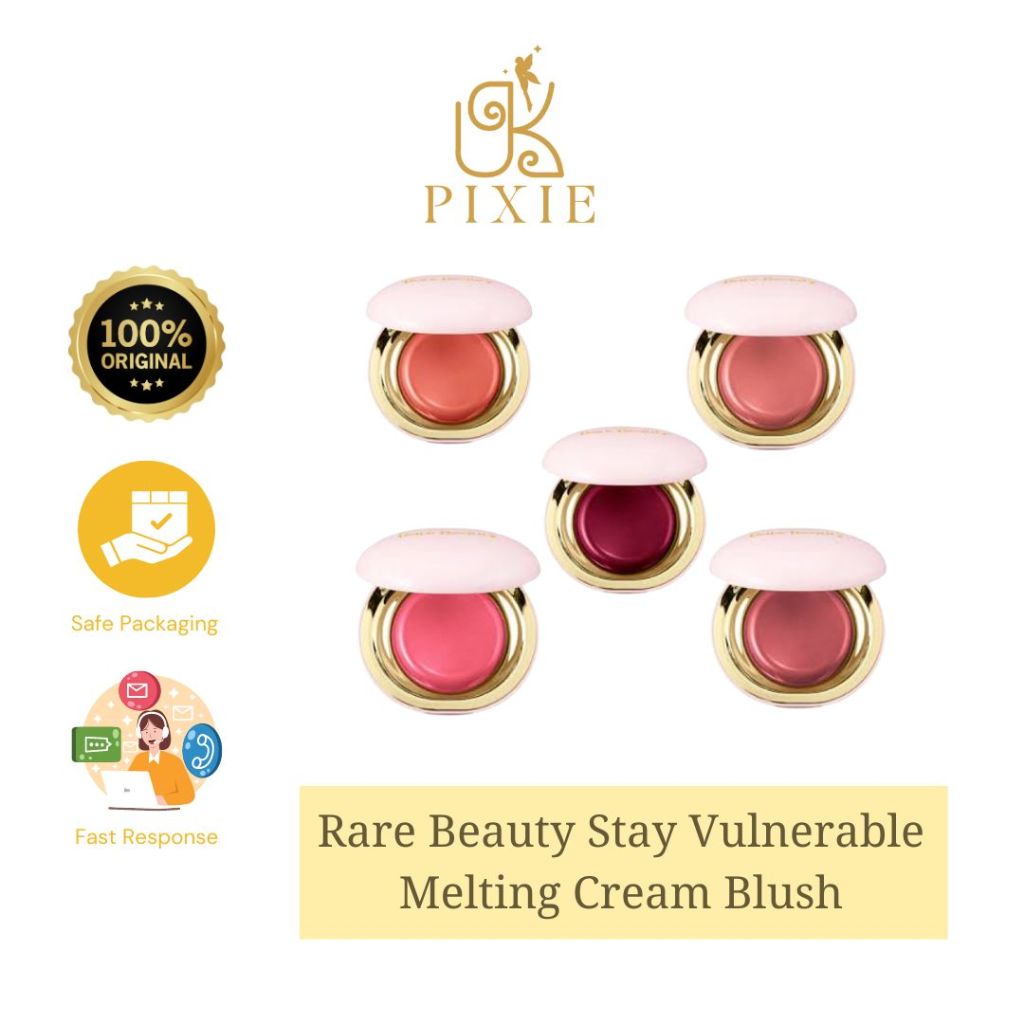 Jual Pixiecosmetic - Rare Beauty Stay Vulnerable Melting Cream Blush ...