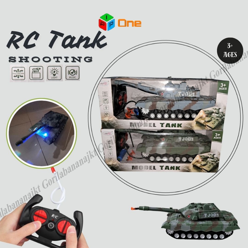 Jual Mainan RC Tank Mobil military War tank remote control militer | Shopee Indonesia