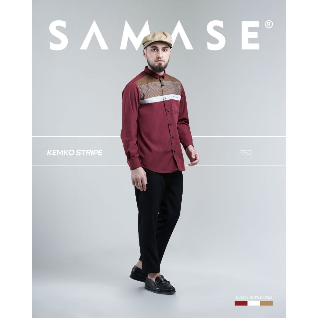 Jual SAMASE Kemko Stripe Heritage Ls S-022 Limited Edition | Shopee Indonesia