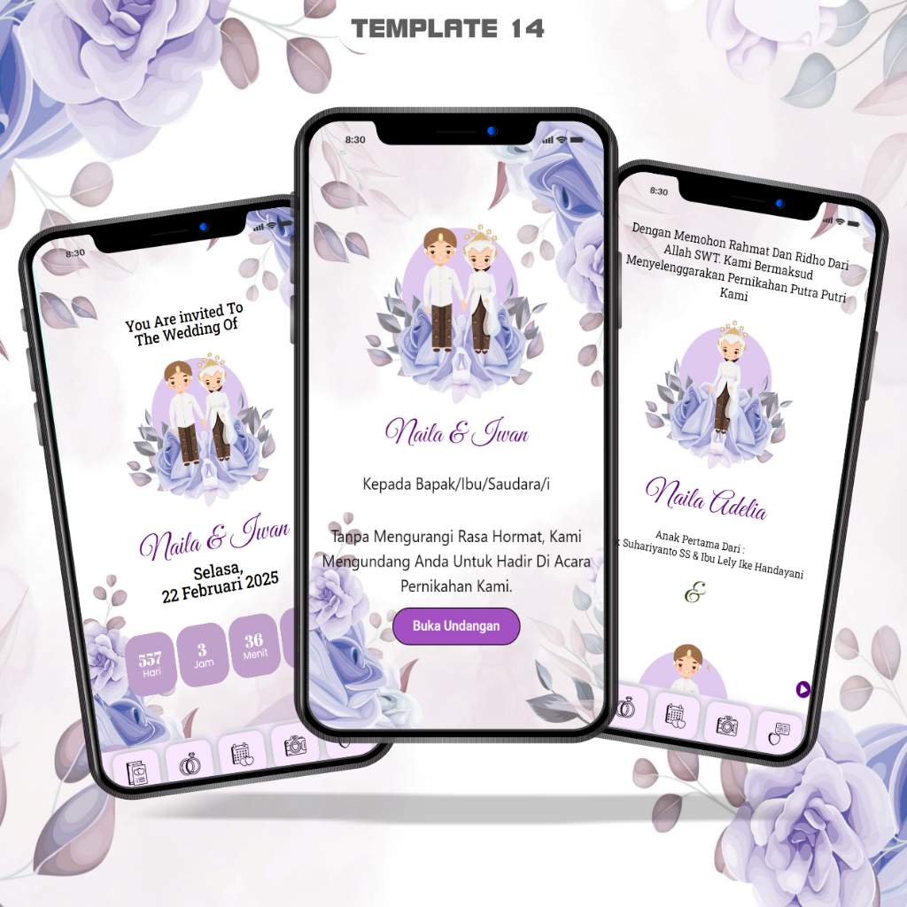 Jual Sakara Print Undangan Web Undangan Digital Website Digital Web ...