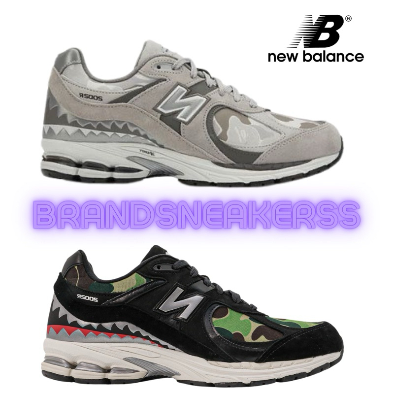 Jual NEW BALANCE 2002R X BAPE BALCK GREY ORIGINAL | Shopee Indonesia