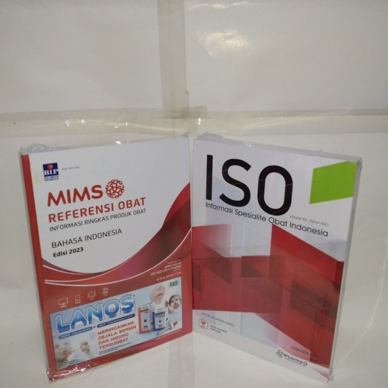 Jual PAKET 2 BUKU FARMASI MIMS REFERENSI OBAT INFORMASI RINGKAS PRODUK ...