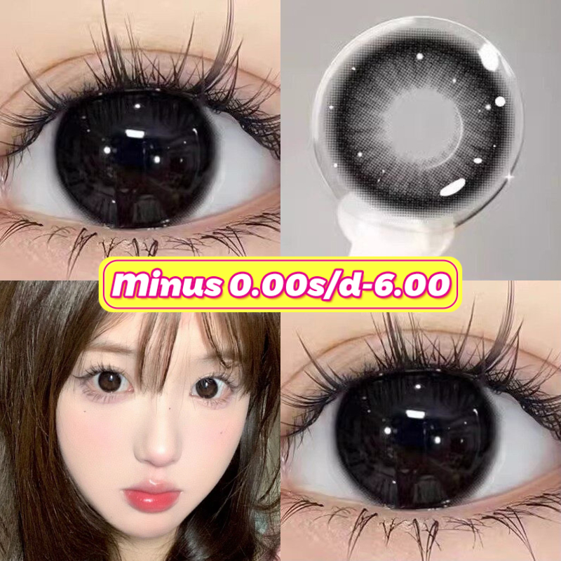 Jual (0.00 s/d -6.00) Softlens Grey Colored Lenses Minus lensa kontak ...