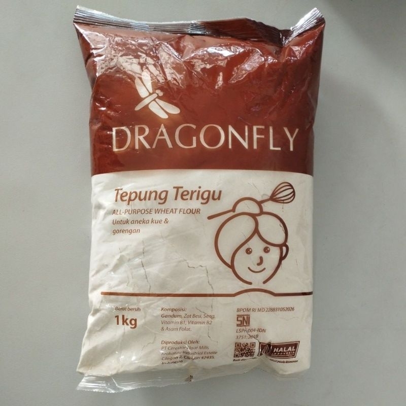 Jual Tepung Terigu Dragonfly 1kg | Shopee Indonesia