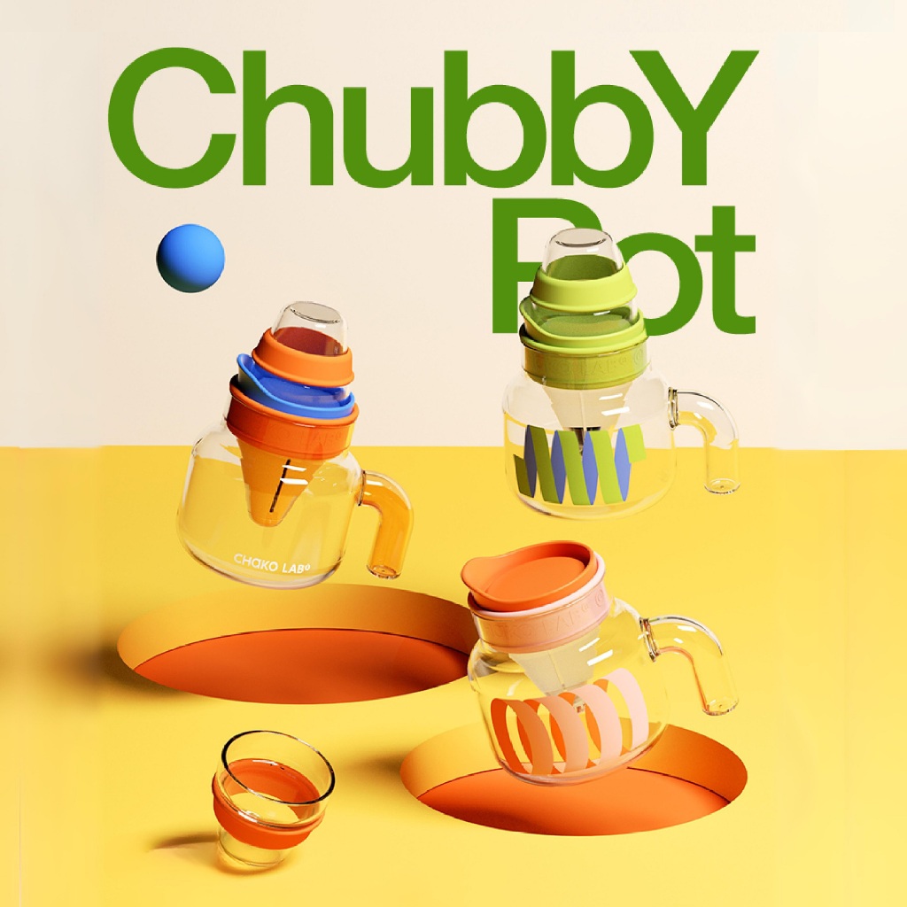 Jual CHAKO LAB Glass Chubby Pot 1100ml | Shopee Indonesia