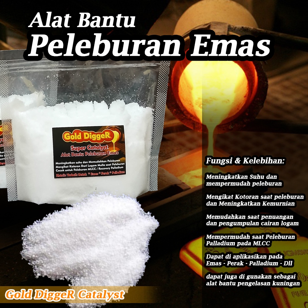 Jual Alat Bantu Pelebur & Pengolahan Lebur Emas Dengan Berat Per ...