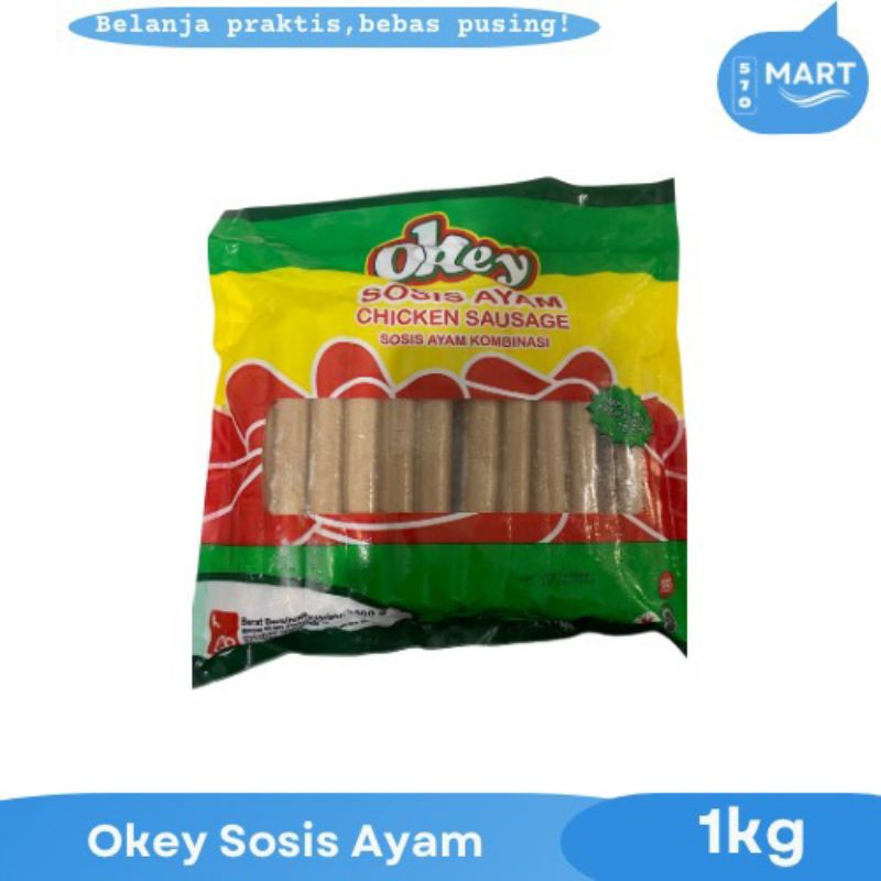 Jual Okey Sosis ayam chicken sausage 1kg | Shopee Indonesia