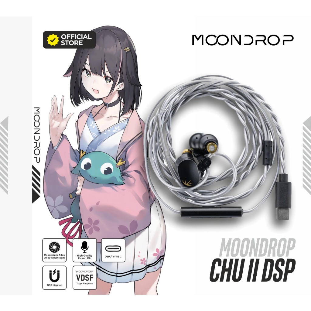 Jual Moondrop CHU II / CHU 2 DSP In Ear Earphone With Mic & Type-C Plug / IEM | Shopee Indonesia