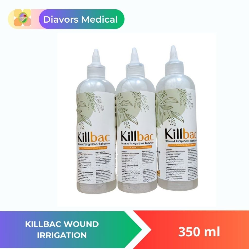 Jual Killbac wound irrigation solution 350 ml / irigasi cuci luka ...