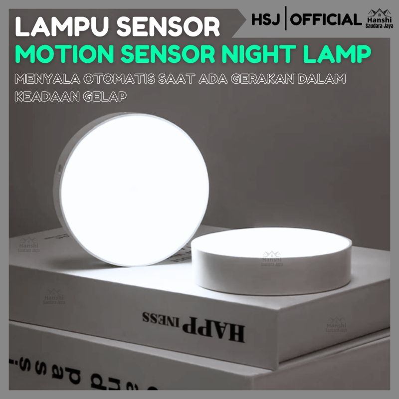 Jual Lampu Malam LED Sensor Gerak tempel Lampu Sensor Otomatis ...