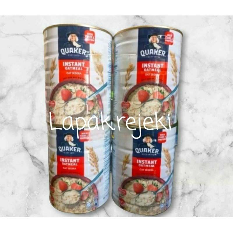 Jual Quaker Malaysia Instant Oatmeal / Oatmeal Segera 800gram Kaleng ...