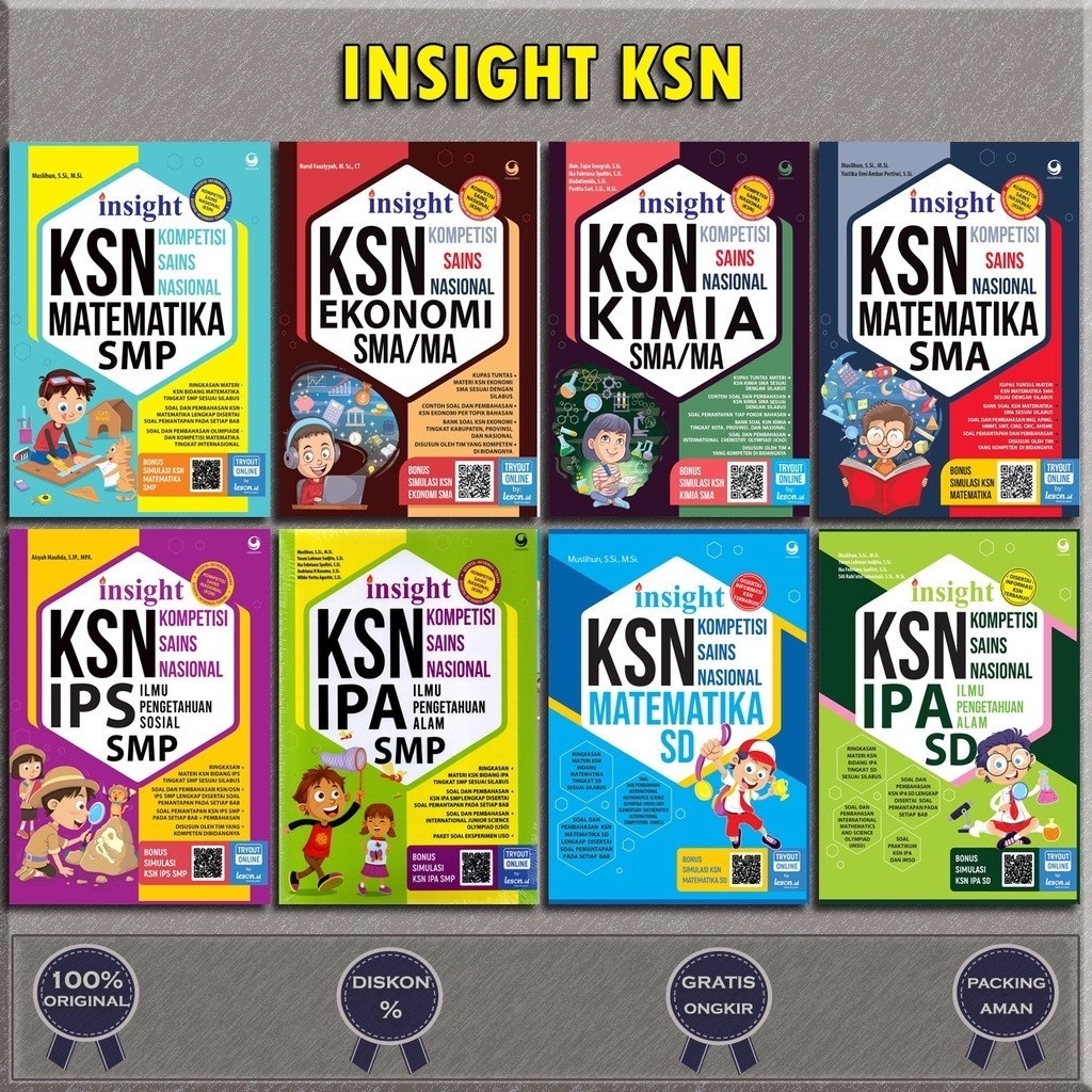 Jual Buku Kompetisi Sains Nasional (KSN) - Insight KSN SD SMP SMA/MA | Shopee Indonesia