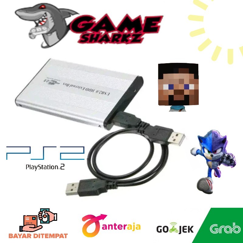 Jual Harddisk Hardisk Eksternal PS2 Support Semua PS2 Full Game 160GB | Shopee Indonesia