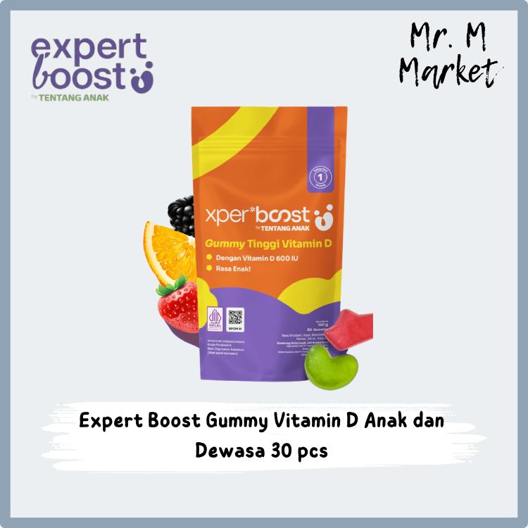 Jual Boost Imunitas & Pertumbuhan | Expert Boost - Gummy Vitamin D 600 ...