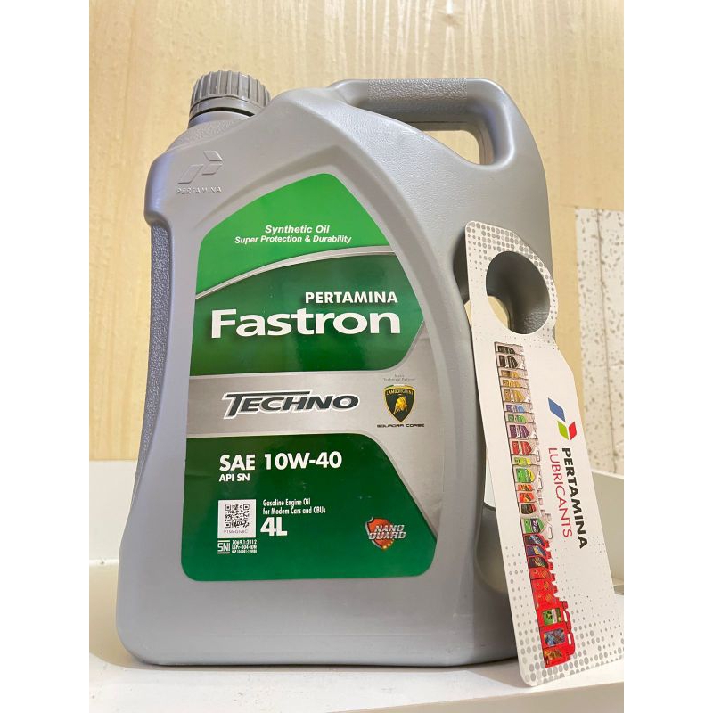 Jual OLI PERTAMINA FASTRON TECHNO | SAE 10W-40 OLI MOBIL | Shopee Indonesia