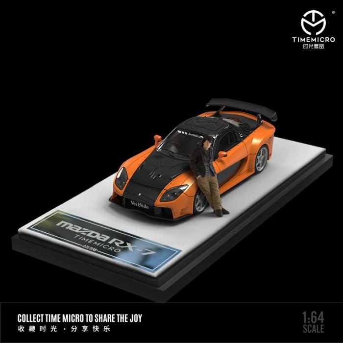 Jual Diecast Time Micro 1:64 Mazda RX7 Hans Veilside Fast and Furious ...