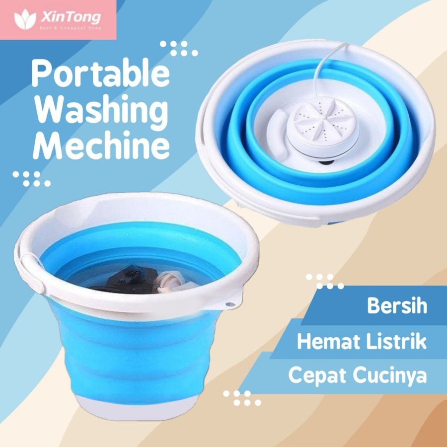 Jual Mesin Cuci Mini Portable Mesin Cuci Lipat Mini Folding Washing ...