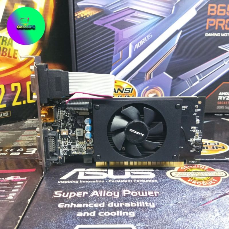 Jual VGA Card Nvidia GeForce Gigabyte GT 710 2Gb 64Bit DDr5 | Shopee ...